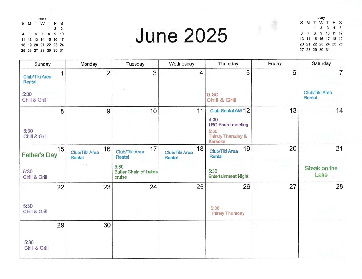 Events | The Leesburg Boat Club